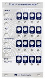 Numberwang - Panel (White) MagPie Modular, Modular Addict Synth DIY