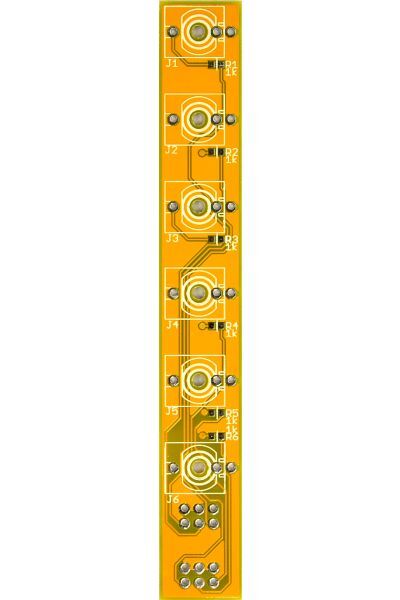 Mutated: Shelves PCB, Modular Addict Synth DIY