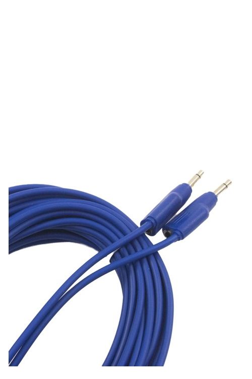 Stacking Patch Cables - Blue, Modular Addict Synth DIY