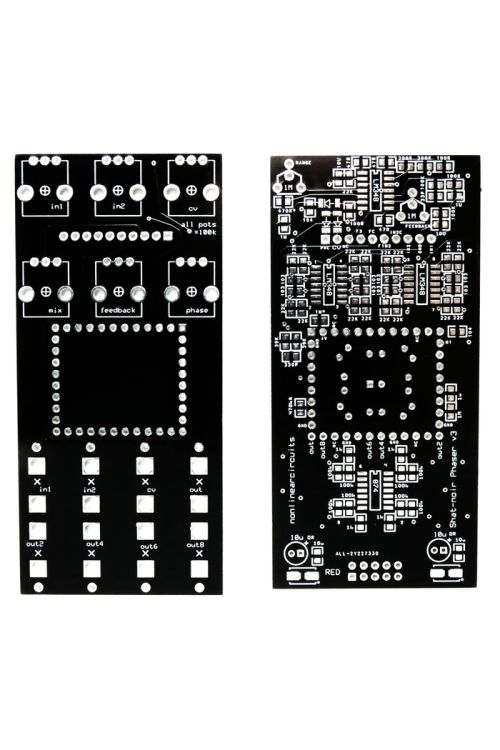 Shat-Noir - Phaser PCB NonLinear Circuits, Modular Addict Synth DIY